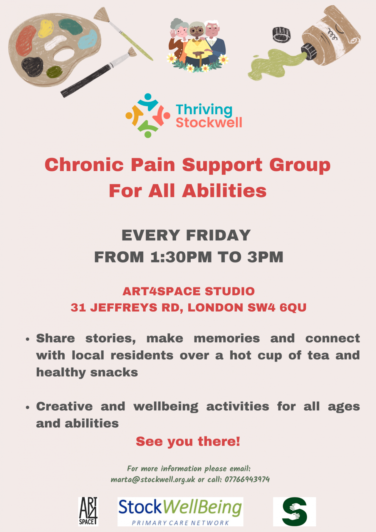 Chronic Pain Support Group – The Grantham Practice NHS GP Stockwell